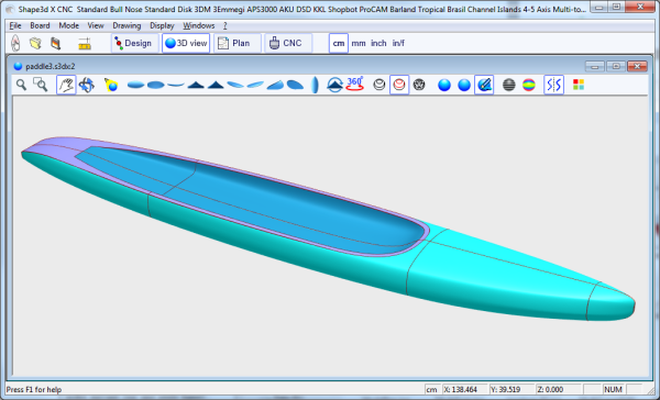 Shape3d : Surfboard Design Software